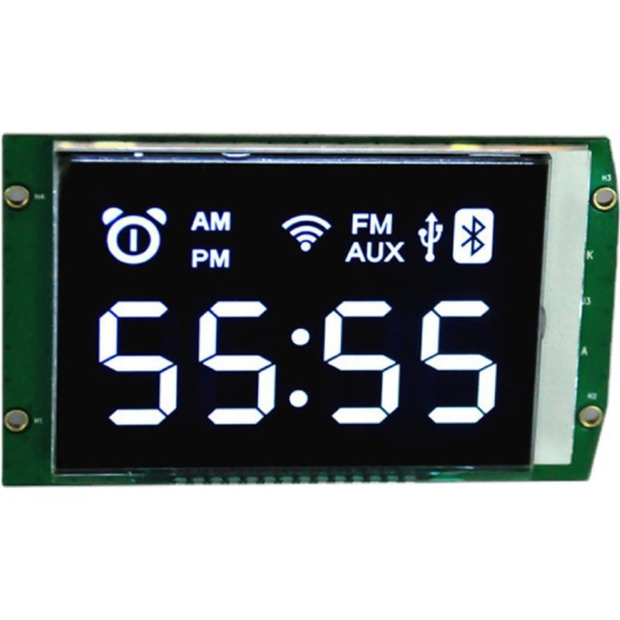 Custom Ht1621 Dp1621 Vk1621 7 Segment Cob Spi Interface Meter Stretched