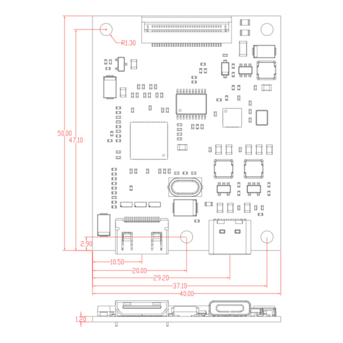 HDMI TFT LCD Display 4 Inch Round, Circular TFT LCD 4 HDMI TFT LCD Display 4 Inch Round, Circular TFT LCD 4
