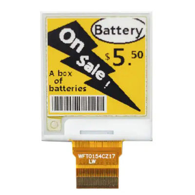 1.54 Inch 200*200 E-Paper Price Tag display, ESL E-Ink Black, White And ...
