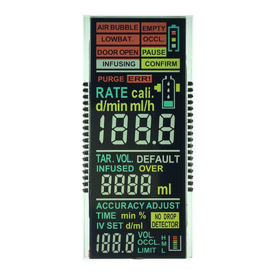Mini 7 Segment LCD Display Module VA TN 36 Pins For Time Digit Front ...