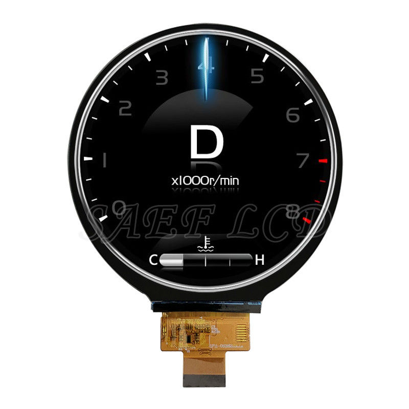 4-inch Circular Automotive Grade TFT LCD Display With A Surface ...