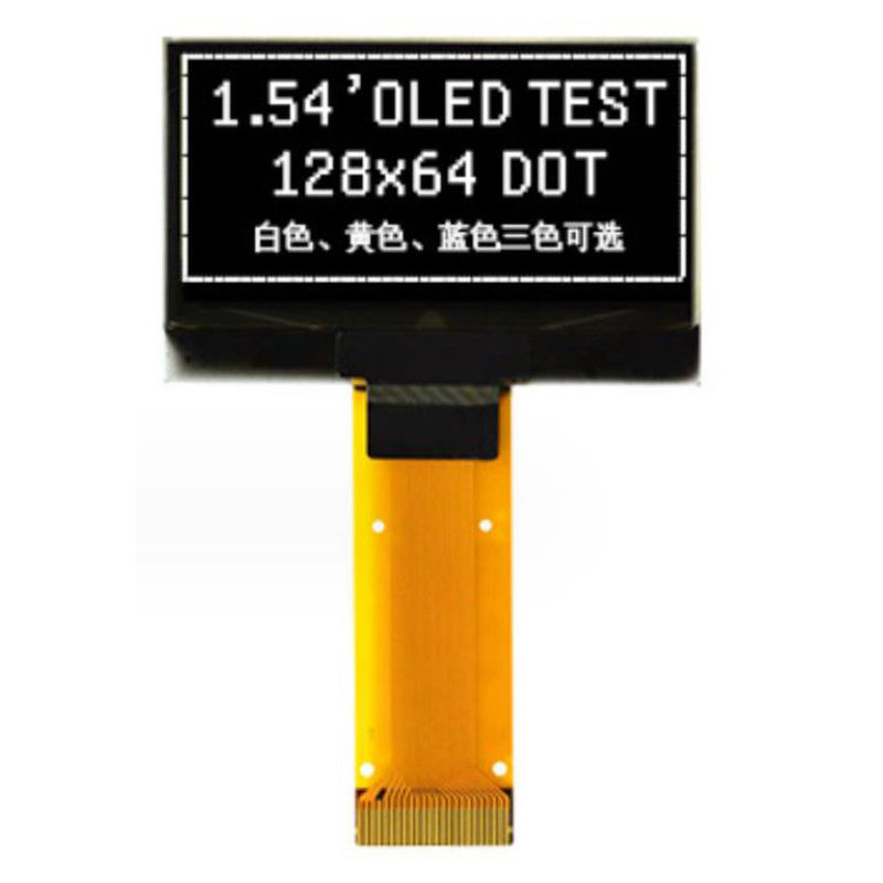 1.54 inch OLED SSD1309 Monochrome Display with Parallel and 4-Wire SPI ...
