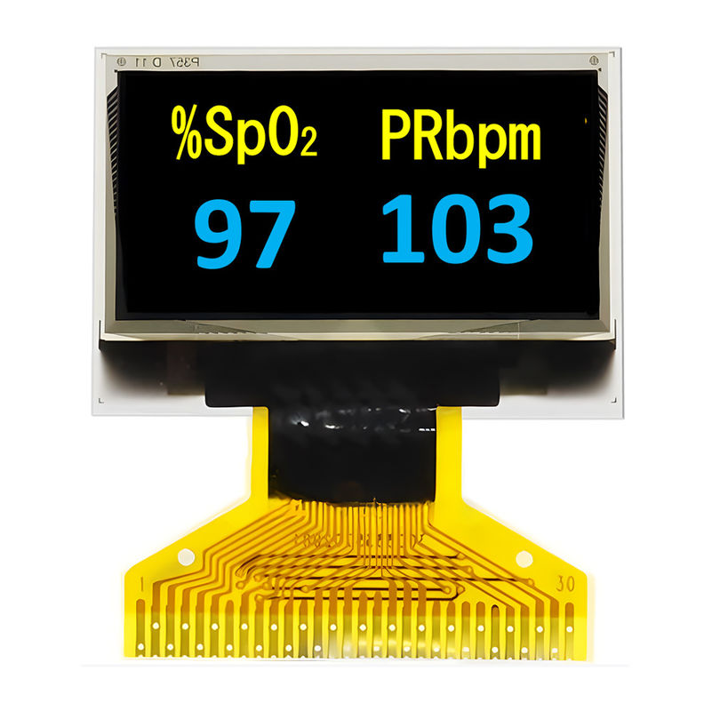 Low cost Dual Color Yellow+Blue 0.96 Inch Thin OLED Display SPI Interface