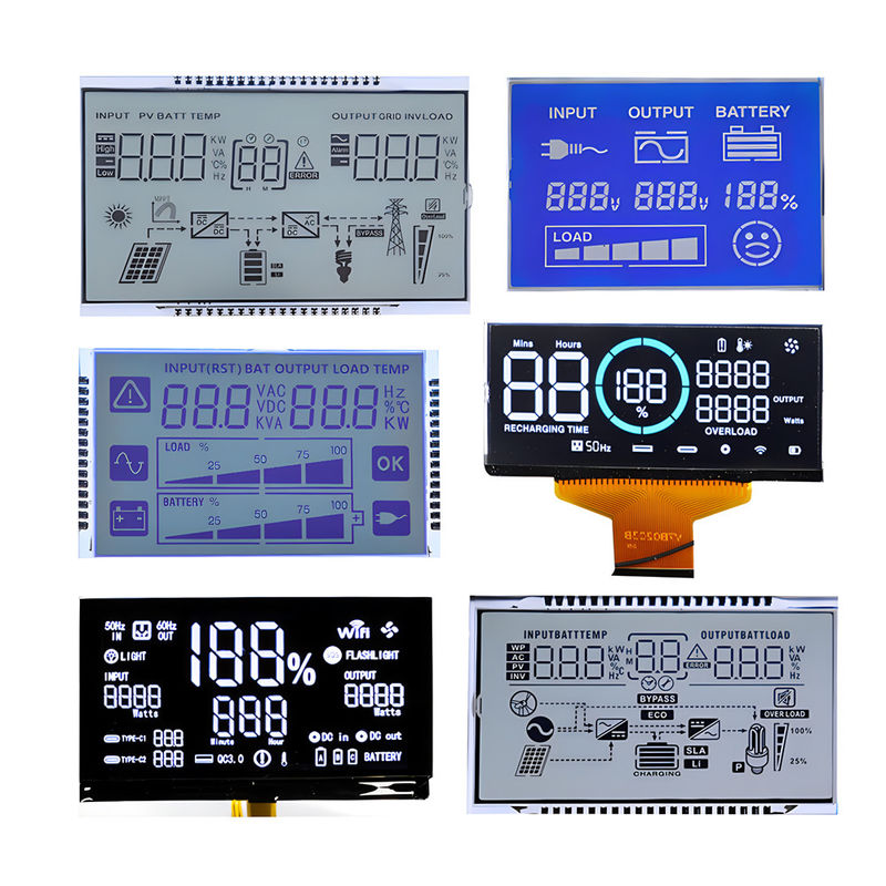 LCD Manufacturer Custom 7 Segment LCD Panel Touch Screen Display
