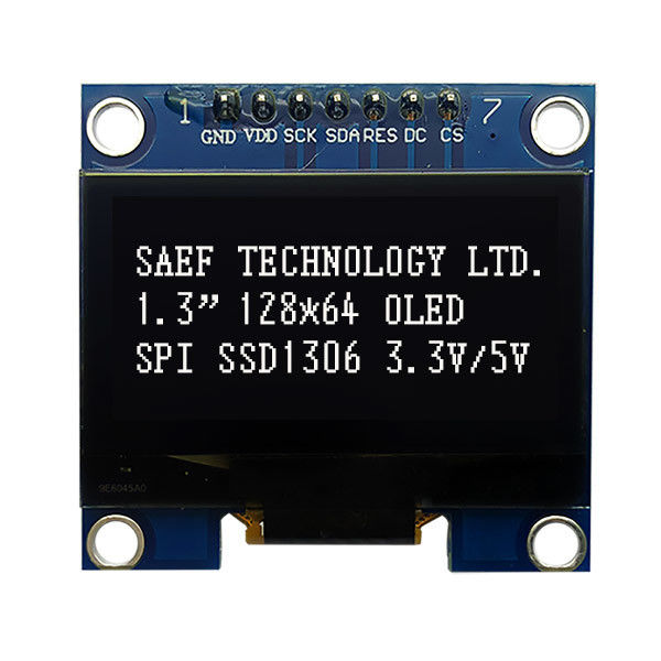 SPI Interface OLED Display 1.3 Inch OLED I2c 7 Pin With SH1106 Driver IC