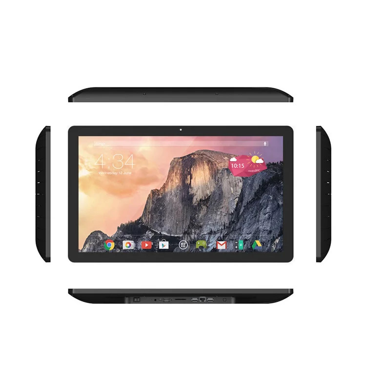 Wall Mounted 23.8 Inch Touch Android Tablet All In One PC1920*1080 IPS ...