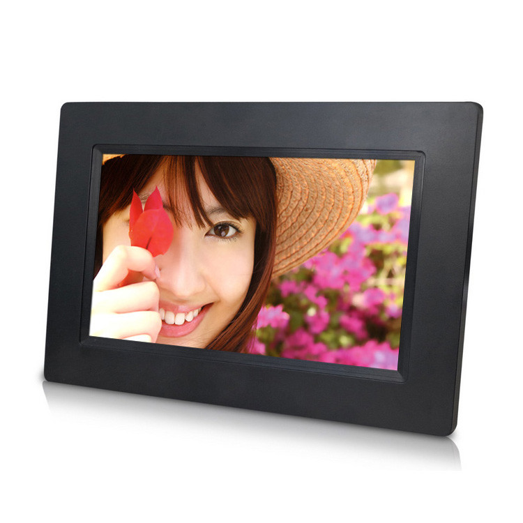 7 Inch Digital Photo Frame With Button for Advertising with Loop Video ...