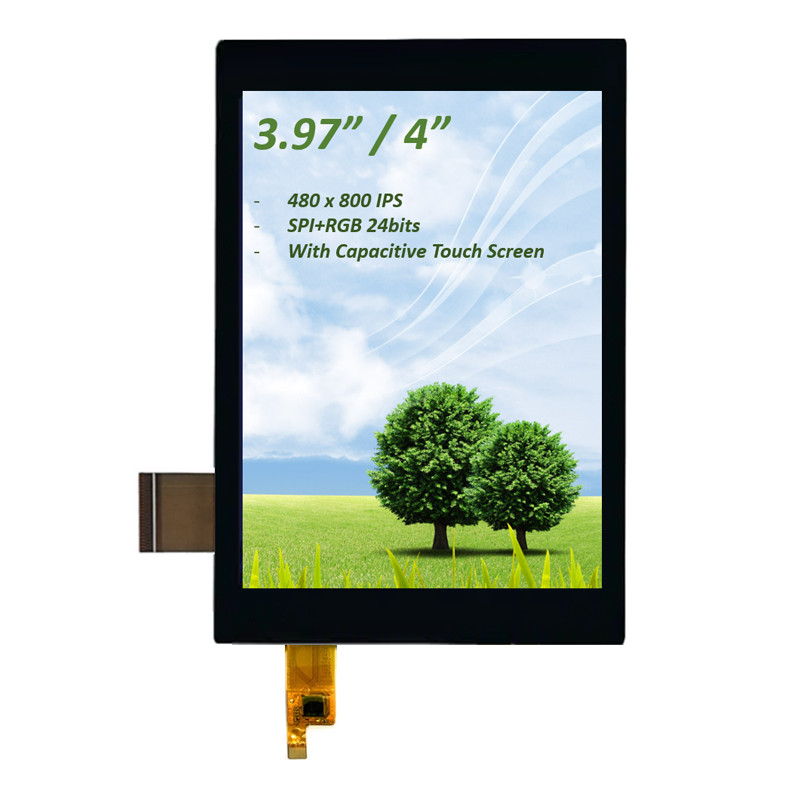 PCAP TFT Display 4 Inch (3.97"), 4 Inch TFT LCD SPI+RGB Interface IPS ...
