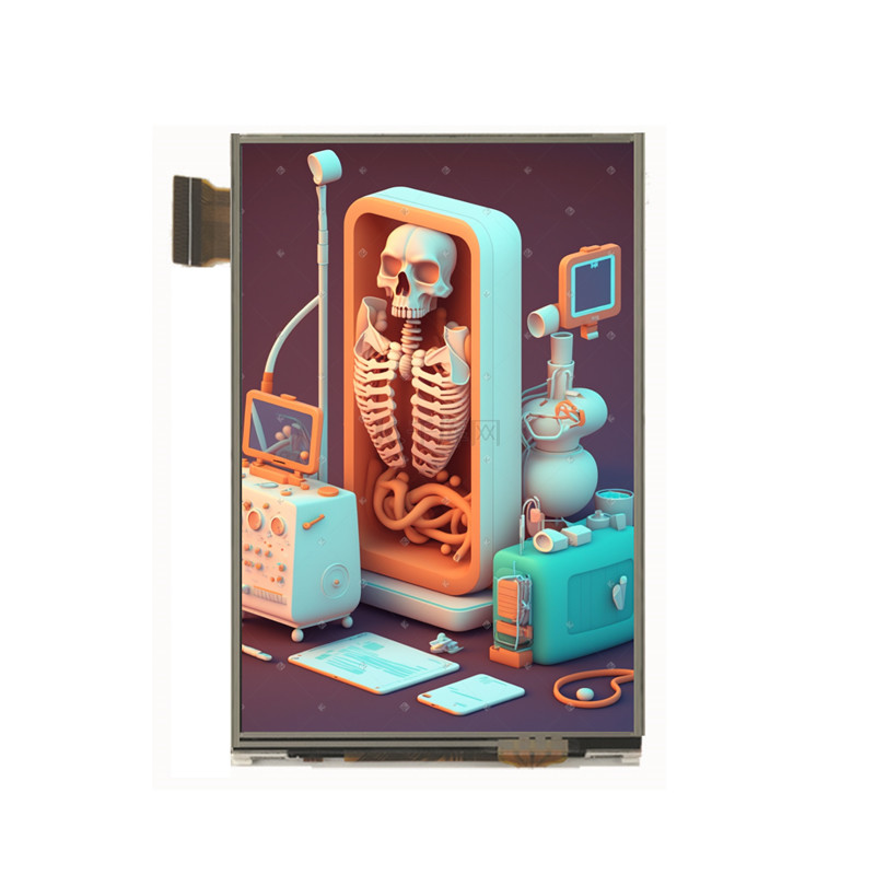 3.5 Inch Medical/Industrial LCD Touch Screen HVGA MCU Interface