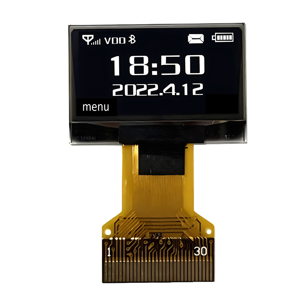 0.96 Inch Monochrome OLED Display Module 128x64 Dot ZIF Connection