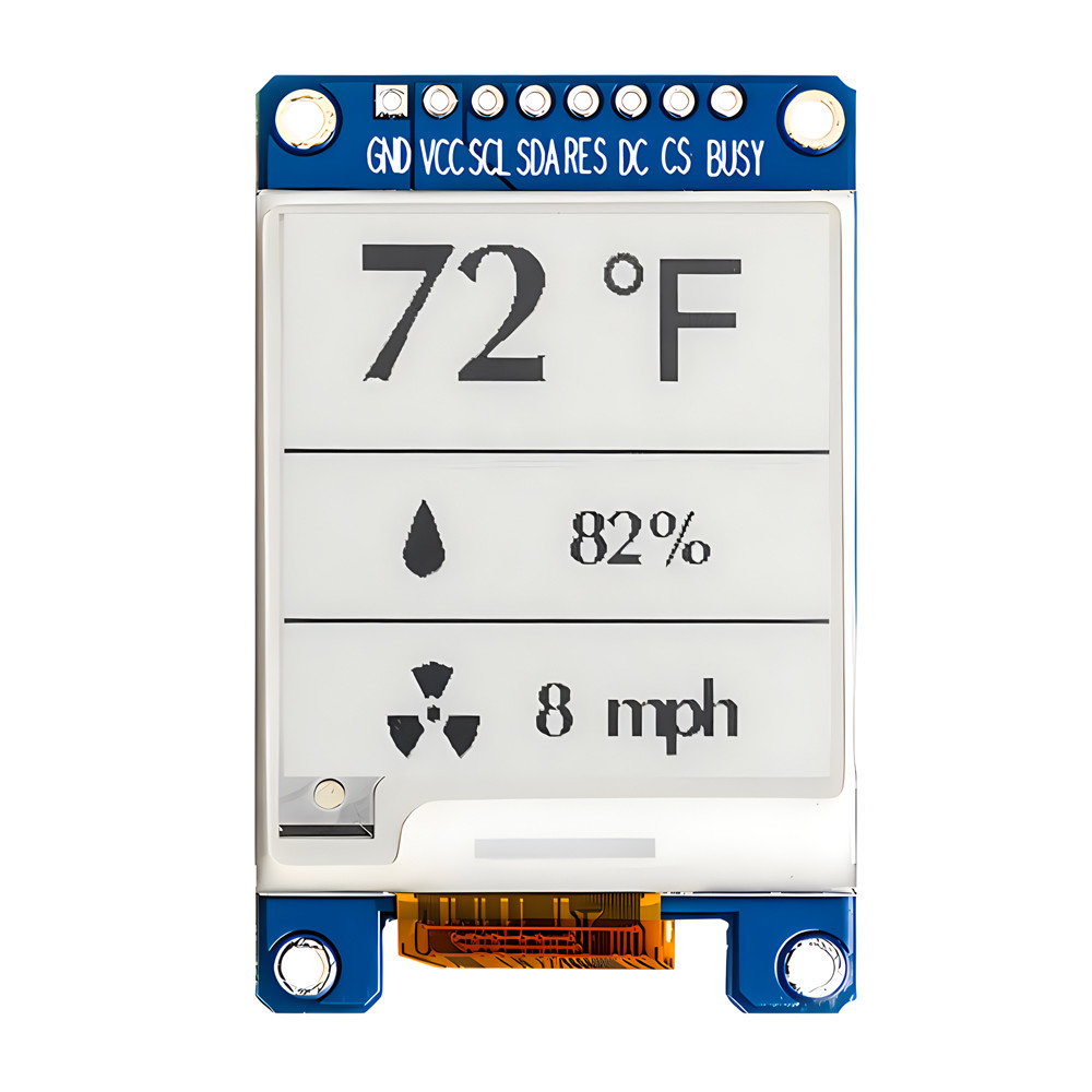 SPI E-Ink Display 1.5 Inch Black And White 152x152 Dots 1.54" E-Paper ...