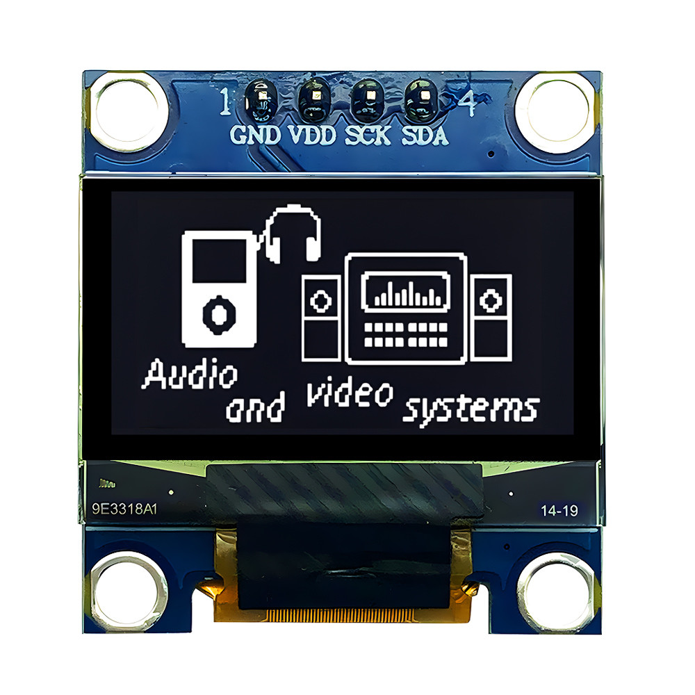 0.96 Inch OLED Display Board Module 12864 128X64 IIC I2C Driver 4 Pins For Raspberry Pi Arduino