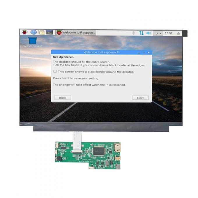 13.3 Inch 1920x1080 FHD Raspberry Pi HDMI TFT LCD Display With ...