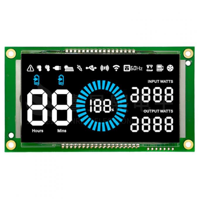 Custom HT1621 DP1621 VK1621 7 Segment COB SPI Interface Meter Stretched Bar Touch LCD Display ...