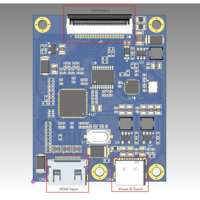 HDMI TFT LCD Display 4 Inch Round, Circular TFT LCD 4 HDMI TFT LCD Display 4 Inch Round, Circular TFT LCD 4